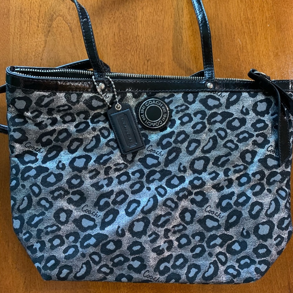 Coach Leopard Print Bag - Gem